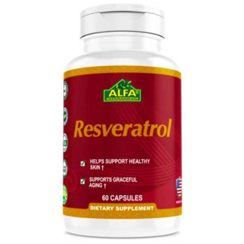 Alfa Vitamins Resveratrol 60 Capsules - pharmaholic