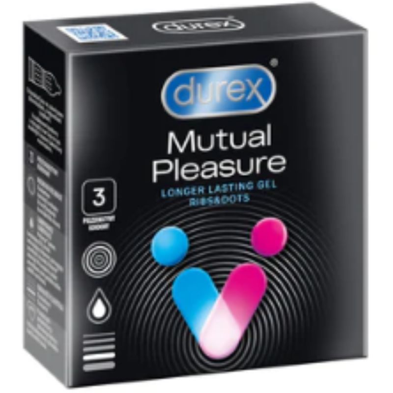 Durex Mutual Pleasure 3 condoms - pharmaholic