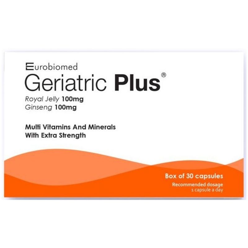 Eurobiomed Geriatric Plus 30 Tablets - pharmaholic