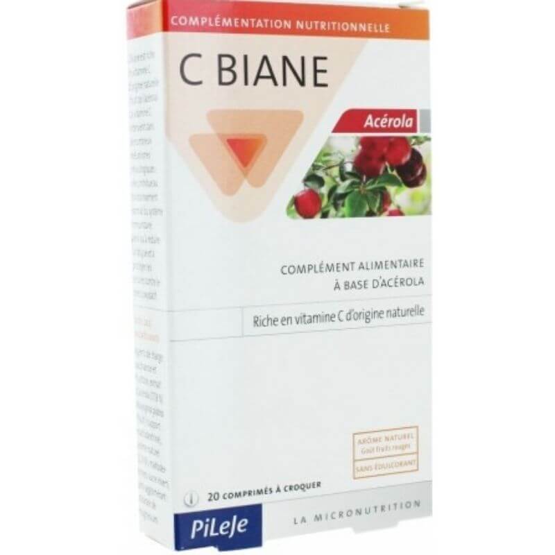 Pileje C Biane 20 Chewable Tablets - pharmaholic