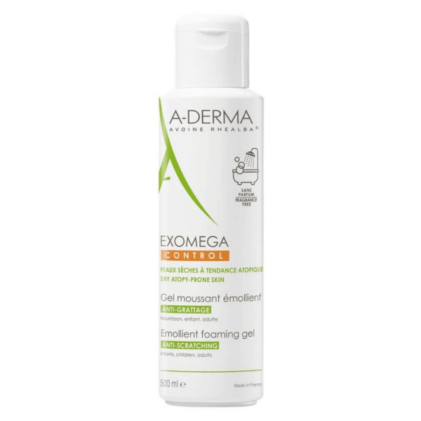 Aderma Exomega Control Emollient Foaming Gel 500ml - pharmaholic