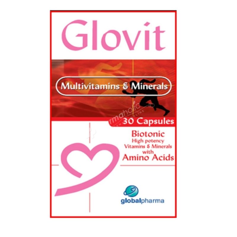 Glovit Multivitamins & Minerals 30 Capsules - pharmaholic