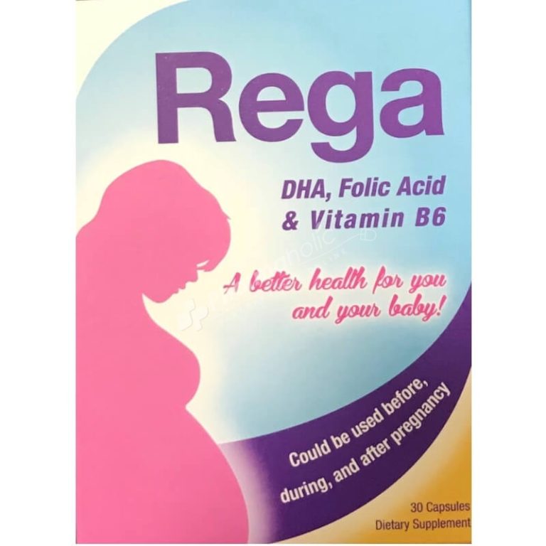 Rega DHA, Folic Acid & Vitamin B6 30 capsules - pharmaholic