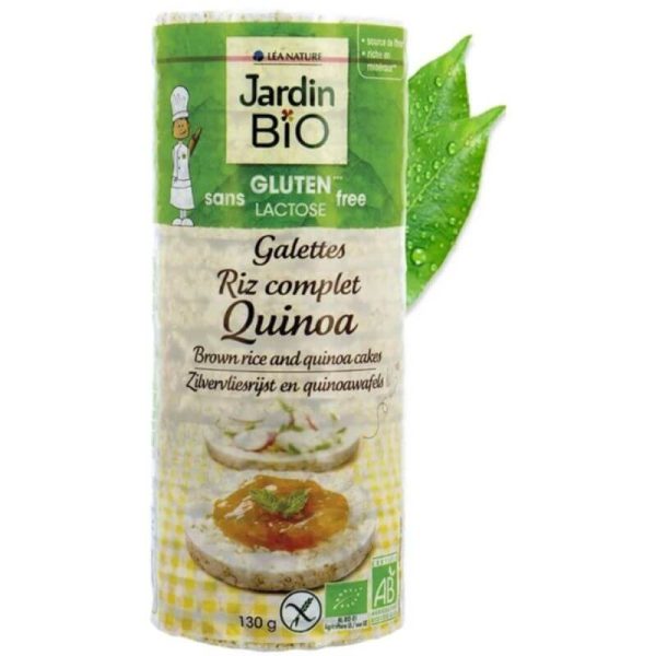 Jardin Bio Gluten Free Brown Rice & Quinoa Cakes 130g - pharmaholic